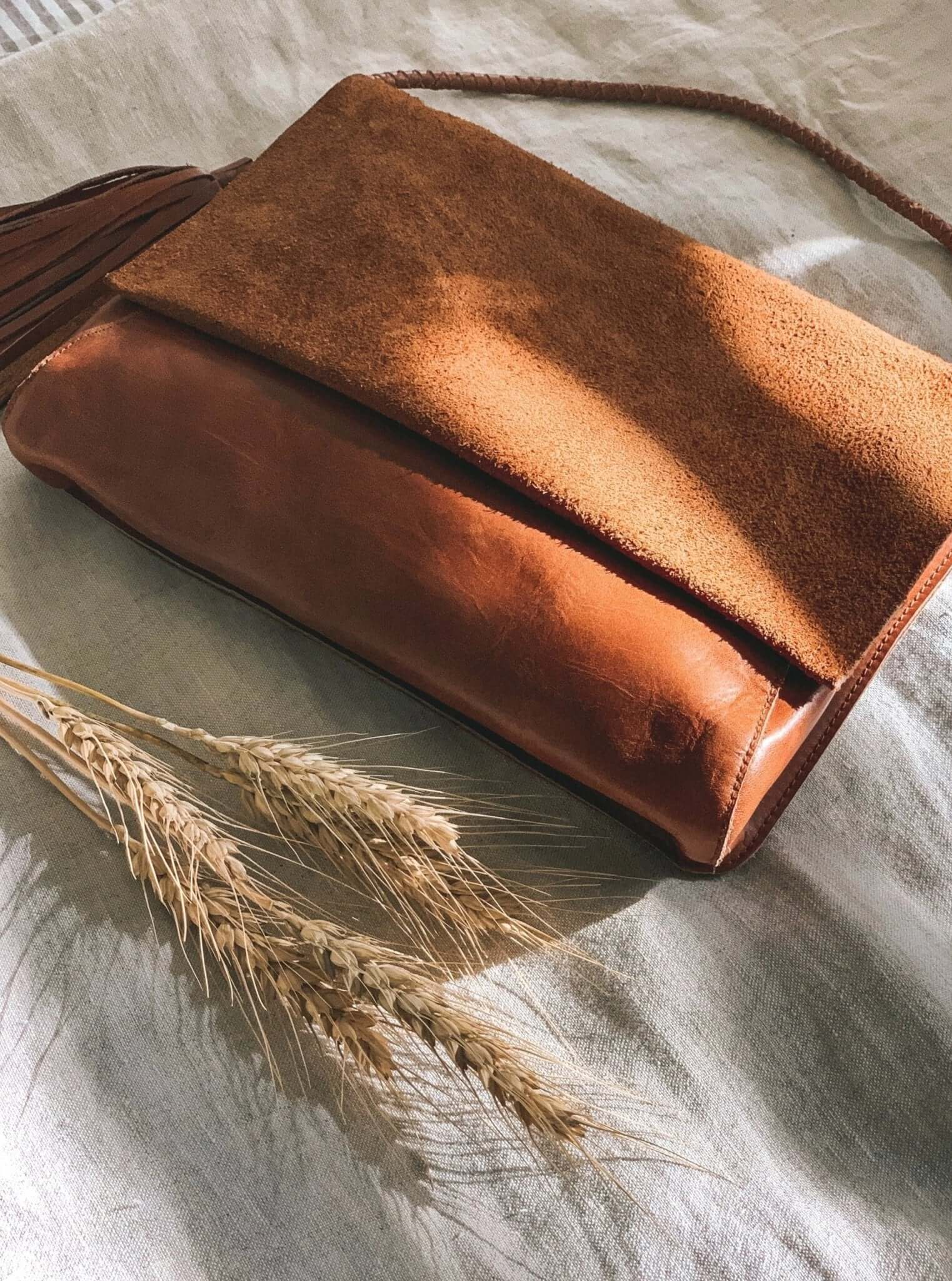 Black Suede Leather Clutch | Leather Suede Bag | Evening Bag Clutch – Ovae